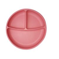 China Eco Friendly Silicone Baby Feeding Plate BPA Free Infant Kids Suction Dinner Set for sale