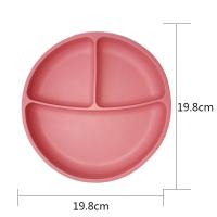 China Eco Friendly Silicone Baby Feeding Plate BPA Free Infant Kids Suction Dinner Set for sale