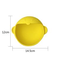 China Customized Silicone Baby Tray Cartoon Monkey Shape BPA Free Suction Silicone Bowl for sale