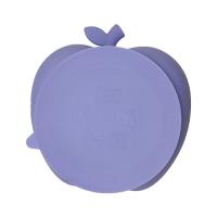 China Suction Silicone Baby Tray Apple Shape Food Grade Self Feeding Bowl Eco Friendly for sale