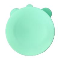 China Bear Shape Silicone Baby Tray Food Grade Food Feeding Infant Suction Plate for sale