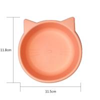 China Kids Suction Feeding Bowl Silicone Cat Shaped Food Bowls Customized for sale