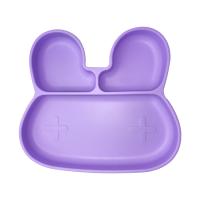China Baby Feeding Bpa Free Suction Plate Customized Rabbit Shape Food Grade for sale