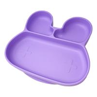 China Baby Feeding Bpa Free Suction Plate Customized Rabbit Shape Food Grade for sale