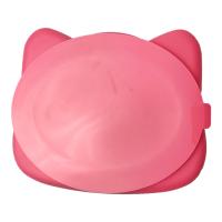 China Silicone Suction Plate Oem Customized Food Grade Cat Shape Kids Feeding Set Baby for sale
