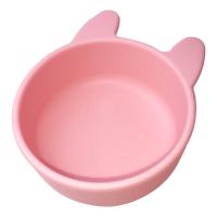China Kitten Shape Silicone Feeding Bowl Customized Feeding Infant Suction Bowls for sale