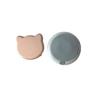 China BPA Free Silicone Baby Tray Cat Shape Tableware Feeding Plate Customized for sale