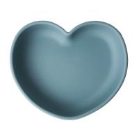 China Baby Feeding Set Plate For Fruits Factory Price Customized Heart Shape Bpa Free for sale