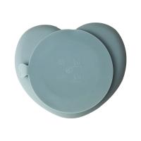 China Baby Feeding Set Plate For Fruits Factory Price Customized Heart Shape Bpa Free for sale