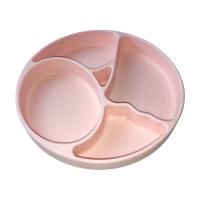 China Kids Baby Feeding Silicone Plate Set With Dividers Bpa Free for sale