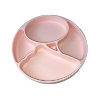 China Kids Baby Feeding Silicone Plate Set With Dividers Bpa Free for sale