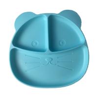 China Silicone Baby Tray Customized Cat Shape High Quality Food Grade for sale
