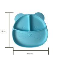 China Silicone Baby Tray Customized Cat Shape High Quality Food Grade for sale