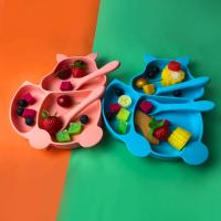 China Fox Shape Foldable Silicone Bowl Non Toxic Bpa Free Customized With Spoon for sale