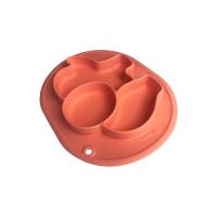 China Food Feeding Elephant Silicone Baby Plates Customized Kids Dinning Plate Bpa Free for sale