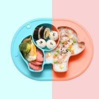 China Food Feeding Elephant Silicone Baby Plates Customized Kids Dinning Plate Bpa Free for sale