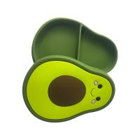 China Customized Shape Food Grade Silicone Divided Plates For Babies for sale