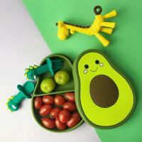China Customized Shape Food Grade Silicone Divided Plates For Babies for sale