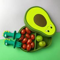 China Customized Shape Food Grade Silicone Divided Plates For Babies for sale