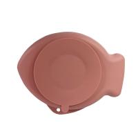 China Modern Fish Shaped Dinner Plates Silicone Baby Feeding Utensils Customized for sale