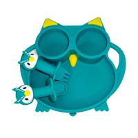 China Silicone Suction Plate Set Food Feeding Bpa Free For Infants Toddlers for sale
