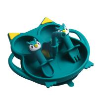 China Silicone Suction Plate Set Food Feeding Bpa Free For Infants Toddlers for sale