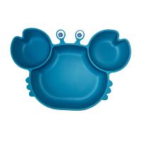 China Crab Shape Silicone Baby Tray Set Food Grade Eco Friendly Custom Logo for sale