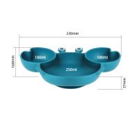 China Crab Shape Silicone Baby Tray Set Food Grade Eco Friendly Custom Logo for sale