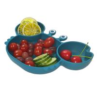 China Crab Shape Silicone Baby Tray Set Food Grade Eco Friendly Custom Logo for sale