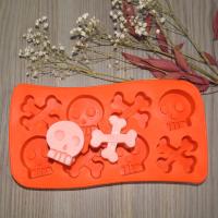 China Orange Fondant Silicone Cake Mold Customized Sizes Sustainable For Decorating for sale