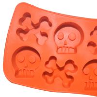 China Orange Fondant Silicone Cake Mold Customized Sizes Sustainable For Decorating for sale