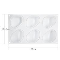 China Mango Shape 3D Cake Molds Sustainable Silicone Cake Tools LFGB Certified for sale