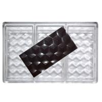 China Household Rectangular Custom Chocolate Molds Polycarbonate DIY Customized for sale