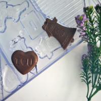 China ODM Heart Shape Custom Chocolate Molds Silicone Food Grade Sustainable for sale