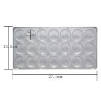 China Rectangle Coin Shaped Chocolate Moulds Polycarbonate PC Chocolate Mould for sale