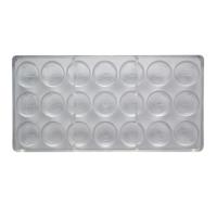 China Rectangle Coin Shaped Chocolate Moulds Polycarbonate PC Chocolate Mould for sale