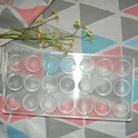 China Rectangle Coin Shaped Chocolate Moulds Polycarbonate PC Chocolate Mould for sale