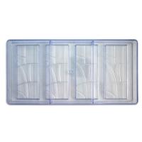 China 3D Kitchen Custom Chocolate Molds Square Shape Cake Chocolate Bar Silicone Mold for sale