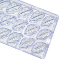 China DIY PC Cake Decorating Chocolate Molds Silicone Mouth Shape for sale