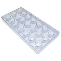 China Strawberry Shape Chocolate Polycarbonate Mold Sustainable LFGB Approved for sale
