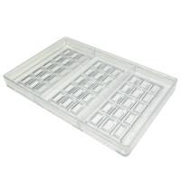 China Sustainable 3D Custom Made Chocolate Molds Rectangle Polycarbonate for sale