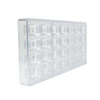 China PS DIY Square Shape Chocolate Mould 3D Polycarbonate Customized for sale