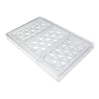 China Handmade Custom Chocolate Molds Transparent Polycarbonate Chocolate Mold for sale