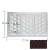 China Handmade Custom Chocolate Molds Transparent Polycarbonate Chocolate Mold for sale
