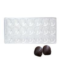 China Handmade Custom Chocolate Molds Transparent Polycarbonate Chocolate Mold for sale