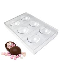 China Household Round Sphere Shape Chocolate Mould DIY Custom Made Chocolate Moulds for sale