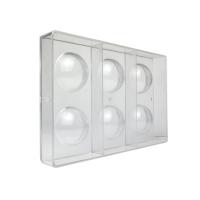 China Household Round Sphere Shape Chocolate Mould DIY Custom Made Chocolate Moulds for sale