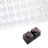 China Cube Shape Custom Chocolate Molds DIY PS 3D Silicone Chocolate Molds for sale