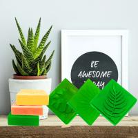 China Custom Pattern Reusable Soap Molds Handmade Silicone Square Baking Mold for sale