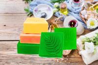 China Custom Pattern Reusable Soap Molds Handmade Silicone Square Baking Mold for sale